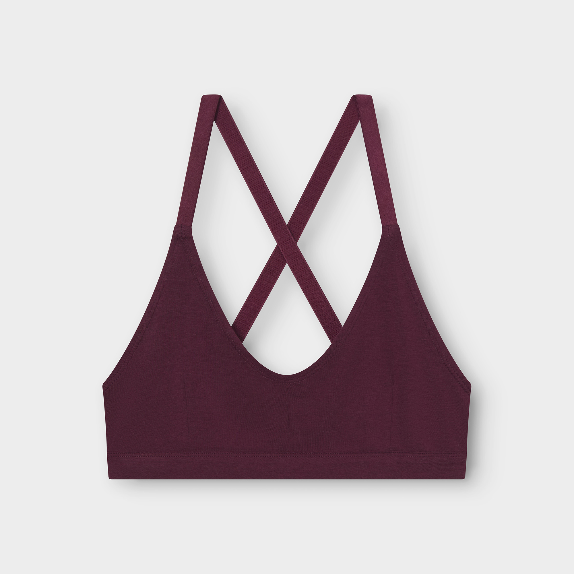 DEDICATED - Soft Bra Junsele Fig Red