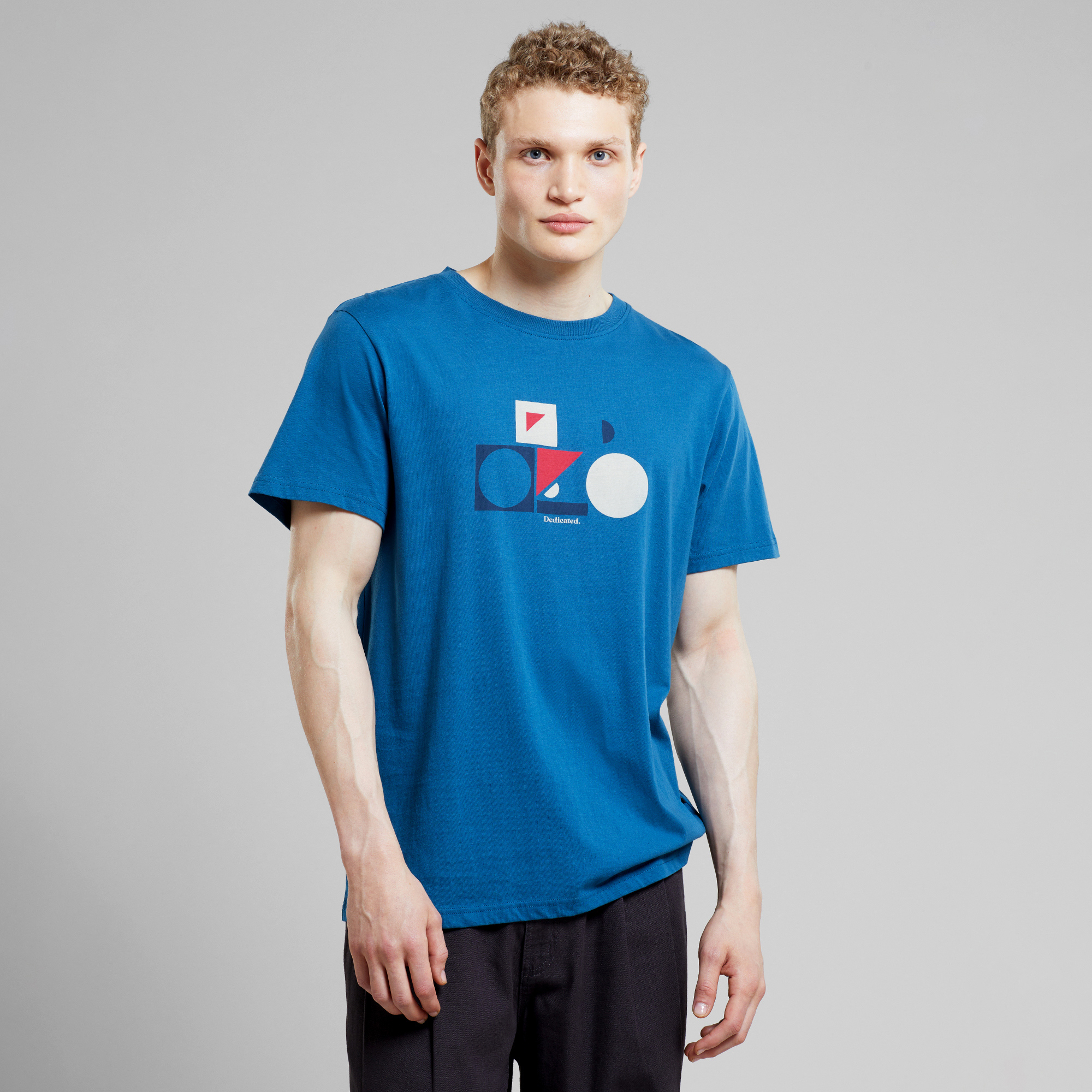 DEDICATED - T-shirt Stockholm Primary Bike Midnight Blue
