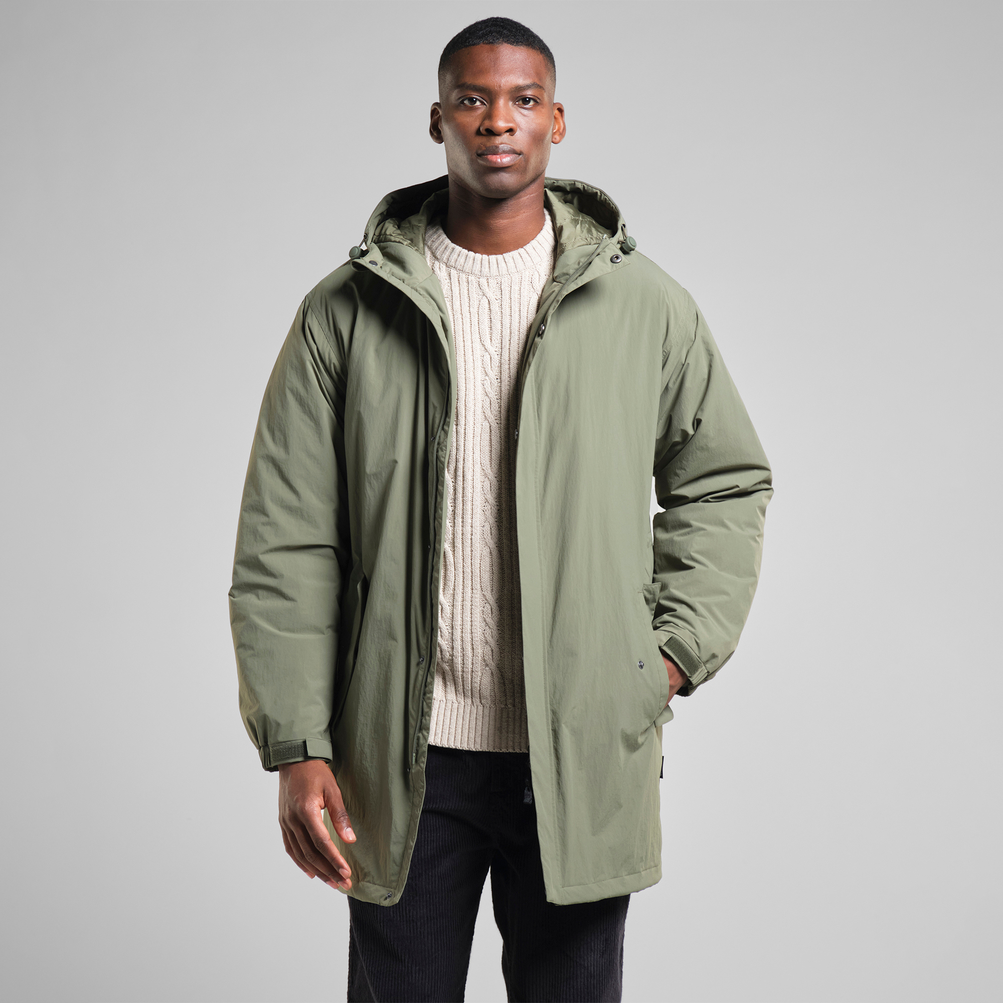 DEDICATED - Parka Jacket Luvos Leaf Green